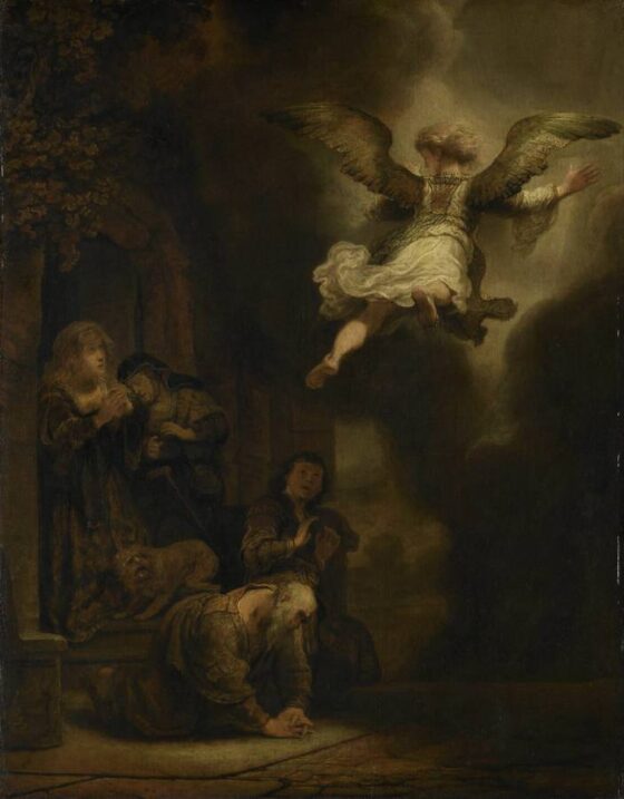 The Archangel Raphael Leaving Tobias’ Family (1637) – The Ark of Grace
