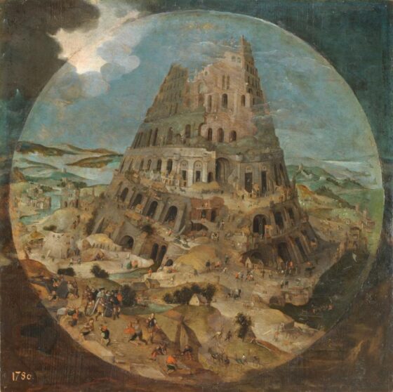 The Building of the Tower of Babel (c.1595) – The Ark of Grace